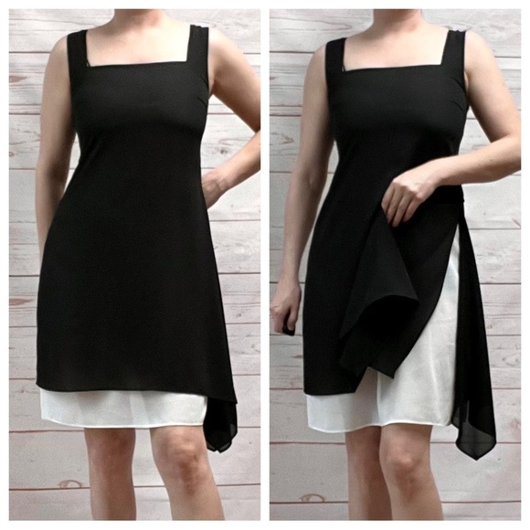 La Perla | Dresses | Vintage La Perla Italy Asymmetrical Colorblock ...